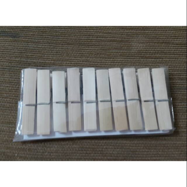 Bamboo clips / bamboo clips 10 pcs | Shopee Philippines