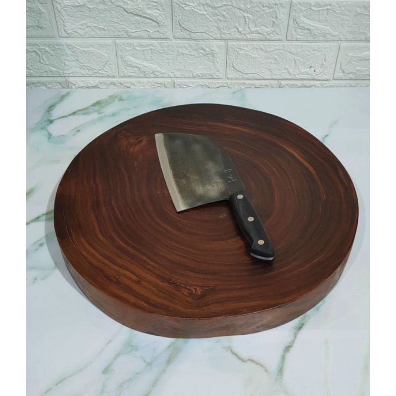 Solid na solid chopping board 3 inch thick 15 to 16 inches round ...