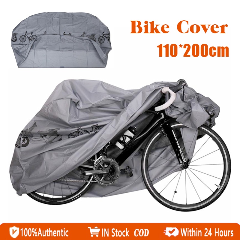 Bike Rain Cover Outdoor Waterproof Bicycle Covers Rain Sun UV Dust ...