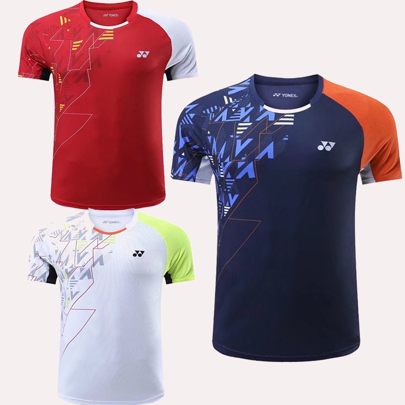 Yonex new badminton clothing men's and women's moisture-absorbing sweat-wicking tops quick ...