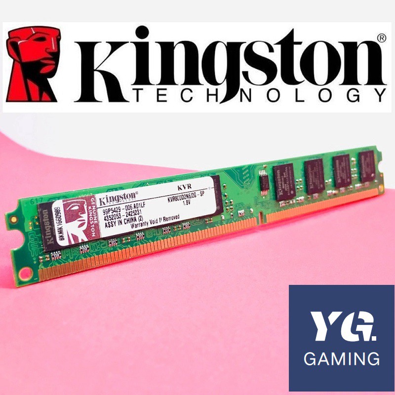 Kingston PC Memory RAM Memoria Module Computer Desktop 1GB 2GB PC2 DDR2 ...