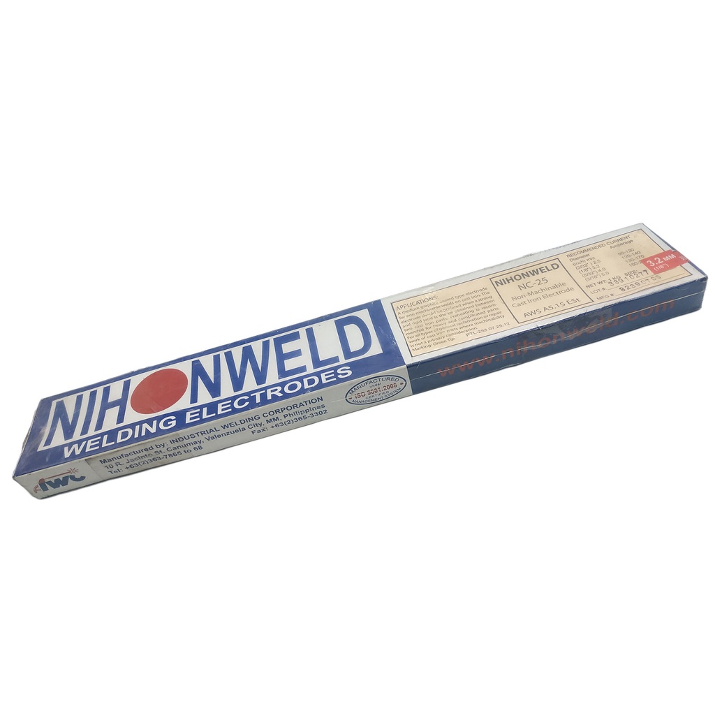 ( NC-25 ) ORIGINAL NIHONWELD CAST IRON WELDING ROD NC25 1/8" === 1 KILO ...