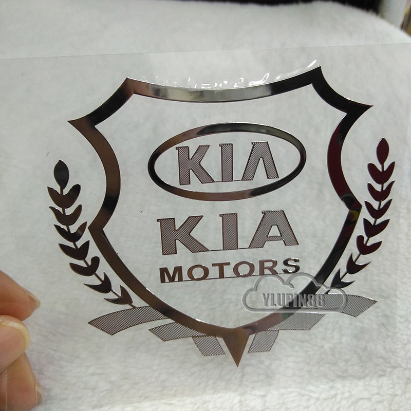 2pcs Car Side VIP Emblem Sticker Medal Metal Film Label Car Body Door ...