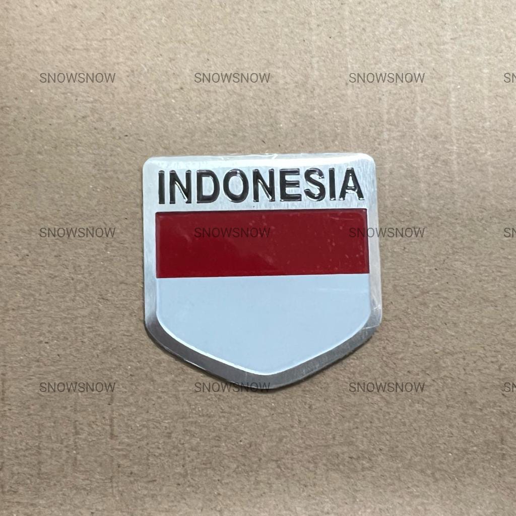 Indonesian Flag Logo Emblem Car Number Plate | Shopee Philippines