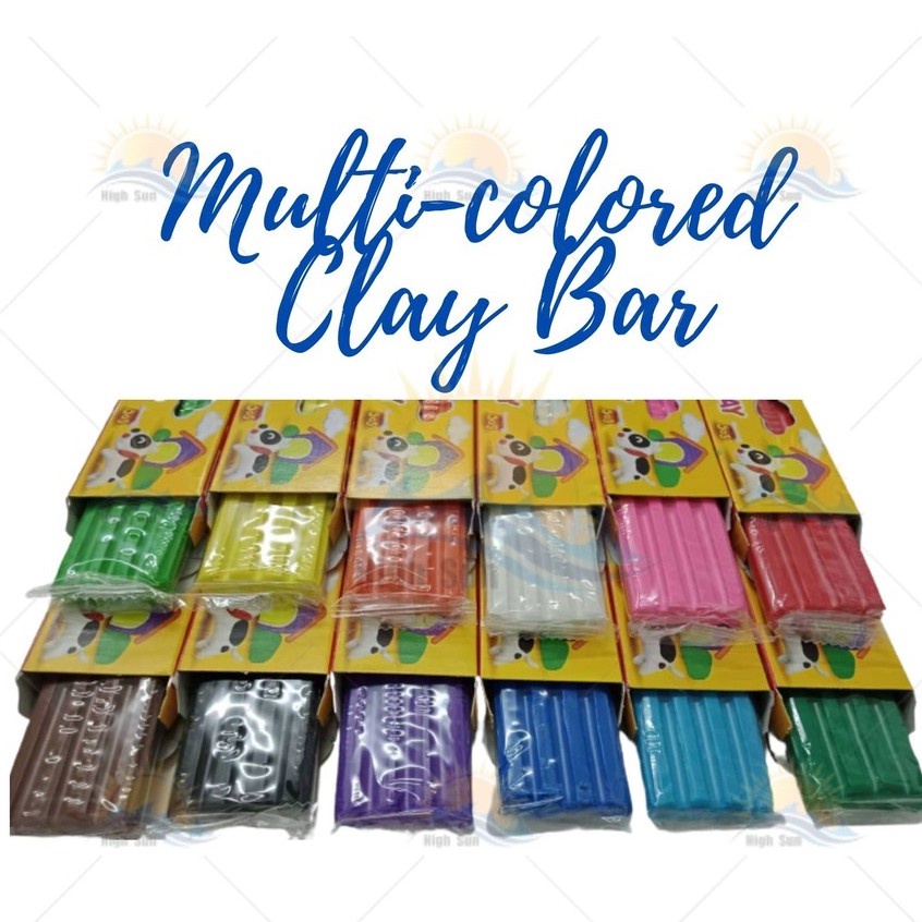 HS CL 013 Joy Multi-Colored Clay Bar | Shopee Philippines