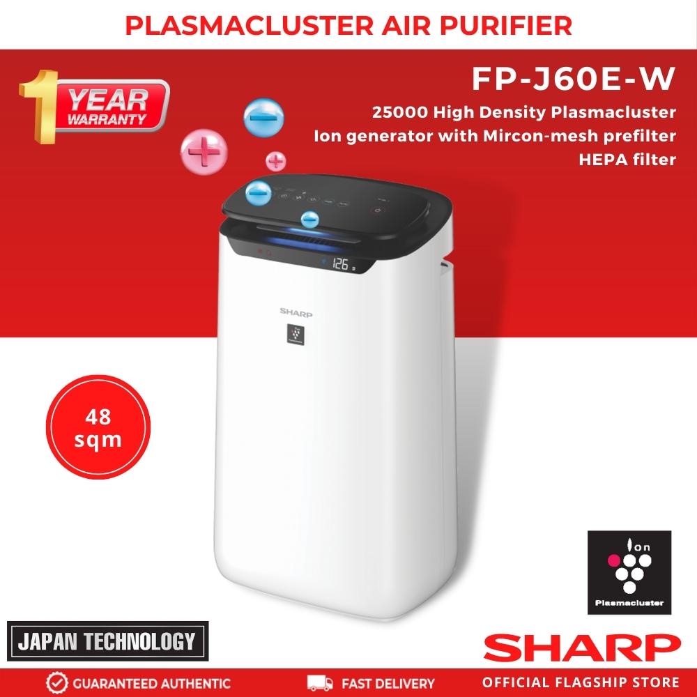 Sharp FP-J60E-W Air Plasmacluster Air Purifier | Shopee Philippines
