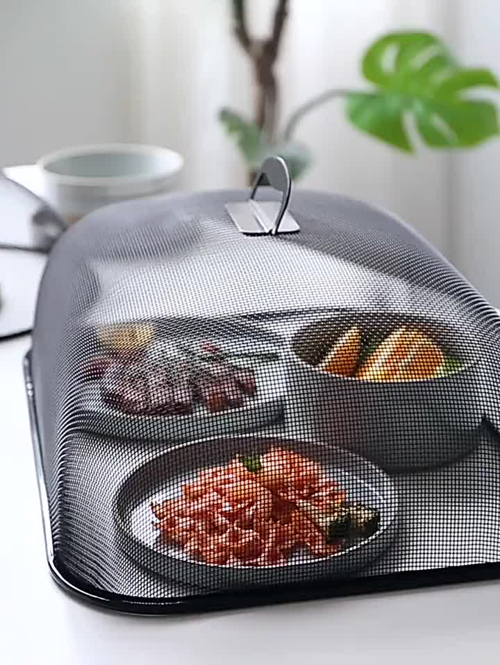 Stainless Steel Table Food Cover Dish Cover Metal Food Cover Iron Dish ...