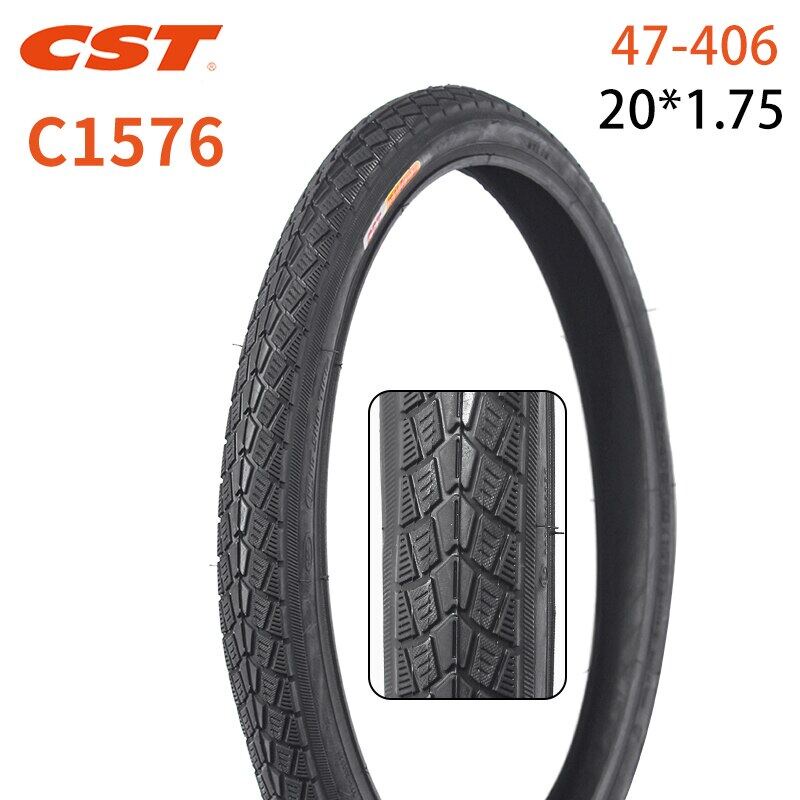 CST 20inch Bike Tire 47-406 Bicycle Tire 20x1.75 BMX 406 Small Wheel Folding Bicycle Tire C1576 ...