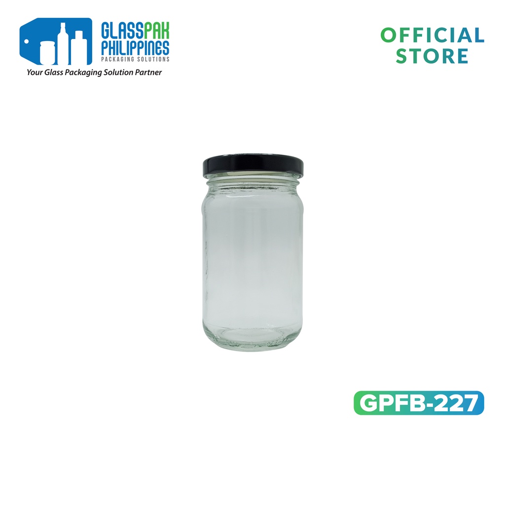 6 Pcs 220ML Round Tall Glass Jar Food Storage Honey Empty Storage ...