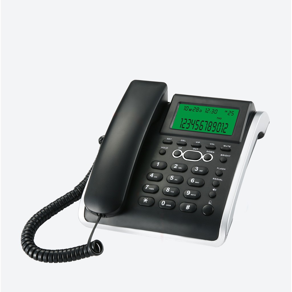 Call center telephone, caller ID telephone, office telephone with ...