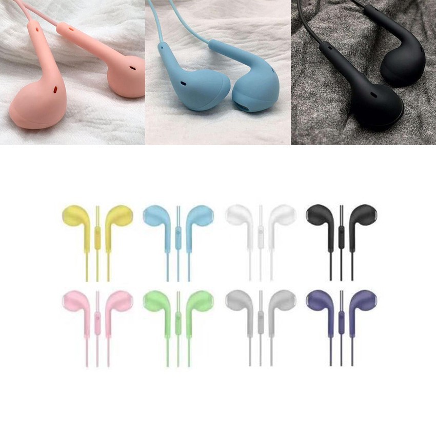 u19 Macaron Universal Headset with In-Line Multi-Function ear earphone ...