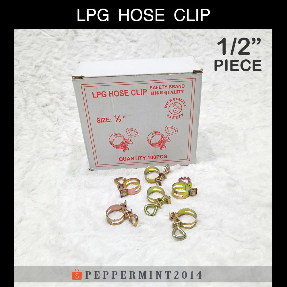 LPG Hose Clip Clamp Screw Type Key Clamp Safety Brand High Quality per ...