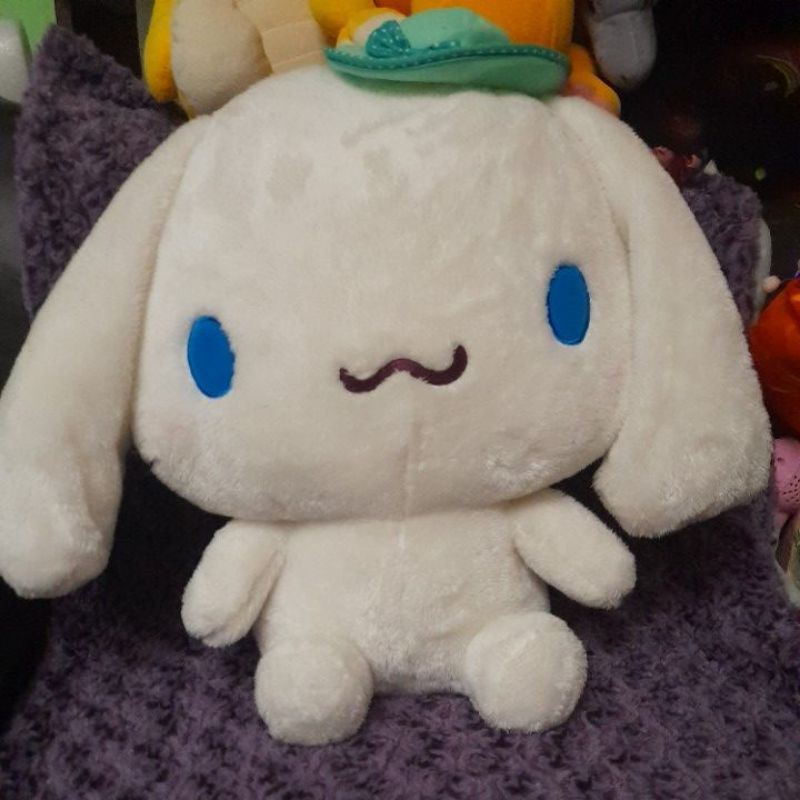 cinna cinnamoroll plush 17 inches stuffed toy with green hat | Shopee ...