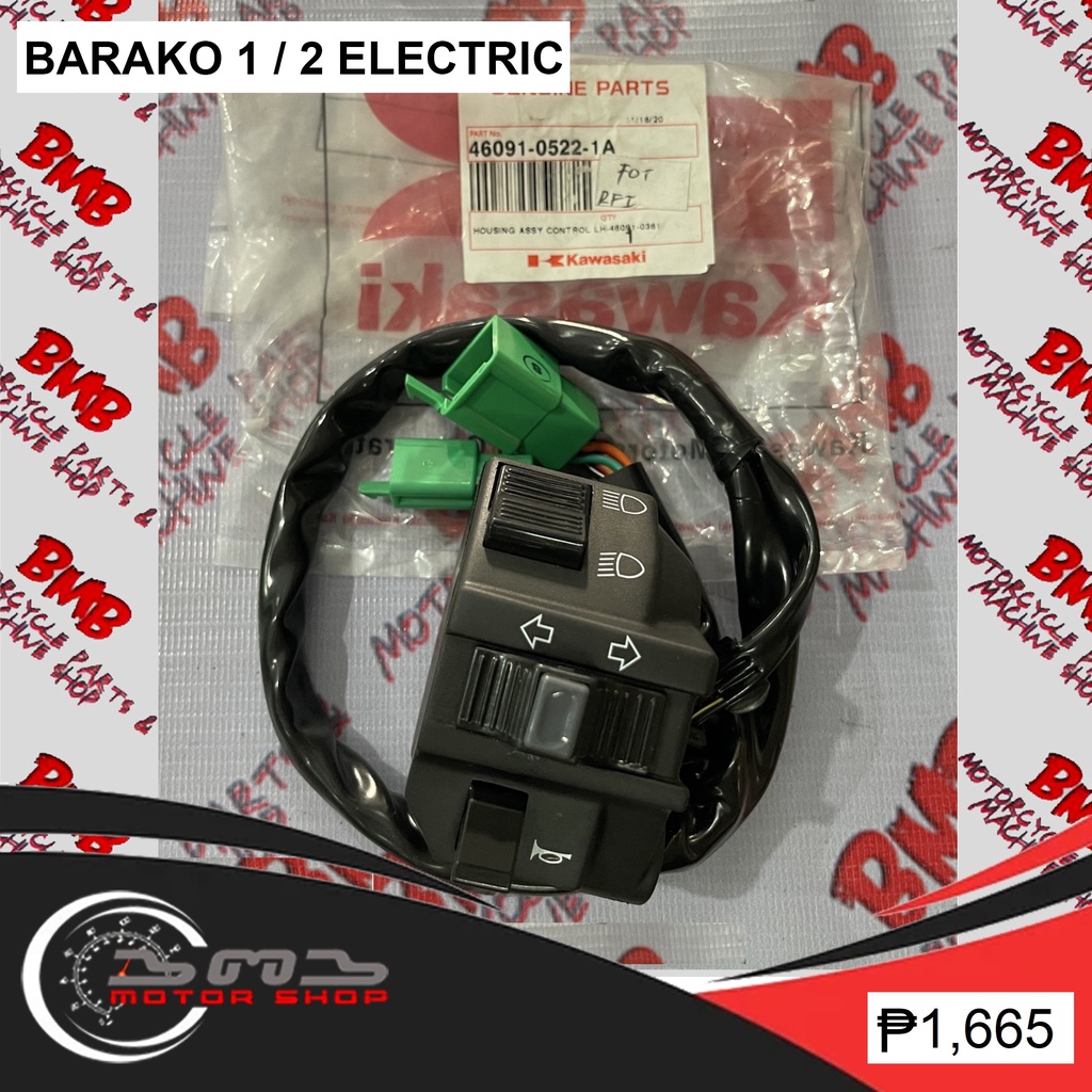 Left Switch Assy Barako 1 and 2 Electric 46091-0522-1A v01.2025 ...