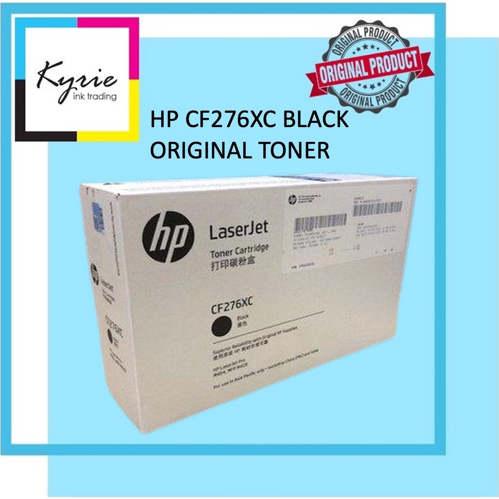 HP CF276XC Black Original LaserJet Toner Cartridge 76XC | Shopee ...