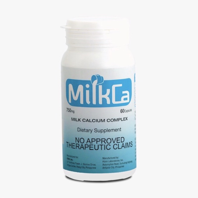 MilkCa Calcium Supplement 60 Capsules | Shopee Philippines