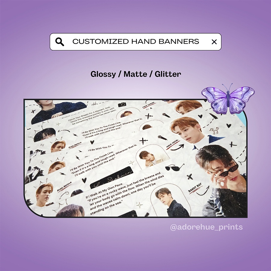 Customized Kpop Hand Banners | Shopee Philippines