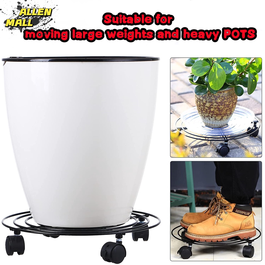 Heavy Duty Mobile Trolley,Mobile Metal Wheel Frame For Large Potted ...