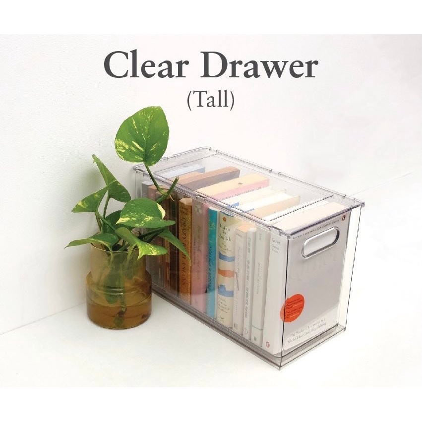 Clear Stax Clear Transparent Pull-out Drawer / Organizer (Tall Size ...