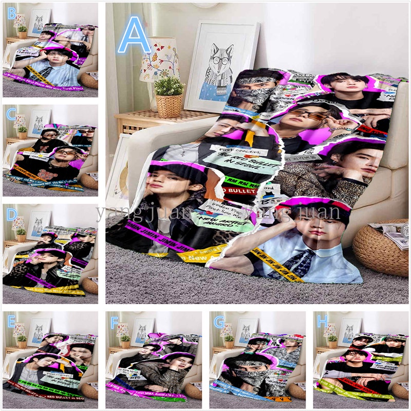 Customized BTS Blanket Picnic Kim Nam Jung, Seok-Jin, Min Yoon-Chi ...