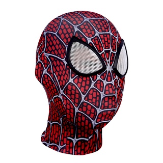 Superhero Spider Man Masks Into Spider Verse Miles Morales Mask Cosplay ...