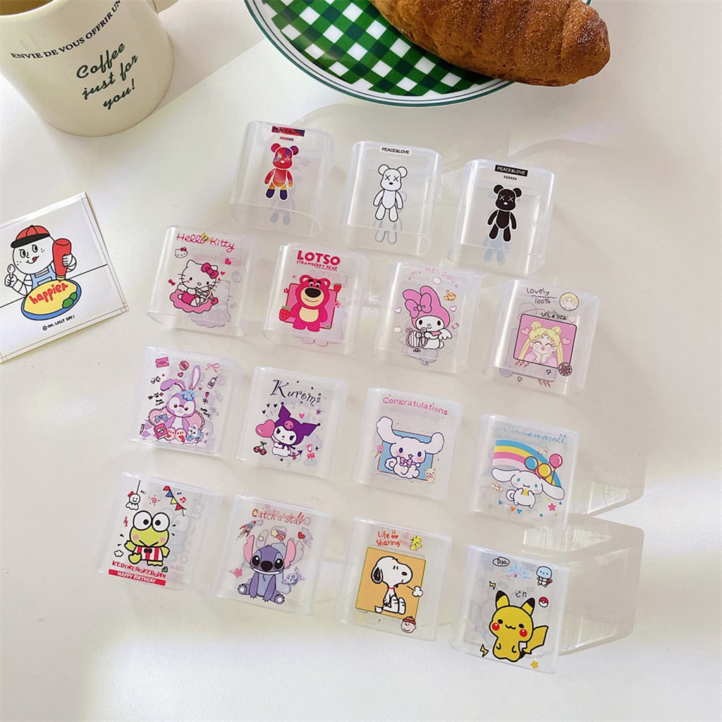 Casing for USB Plug Cover Cable Bite Protector Cartoon StellaLou Rabbit HelloKitty Cinnamoroll ...