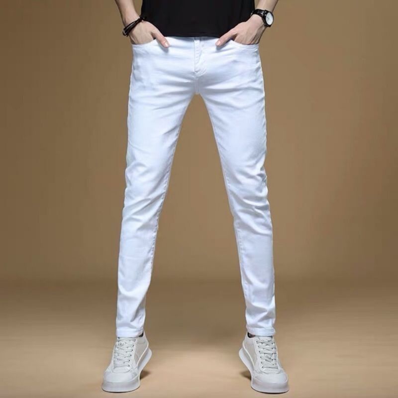 NEW ARRIVAL WHITE PANTS FOR MENS(+add size) | Shopee Philippines