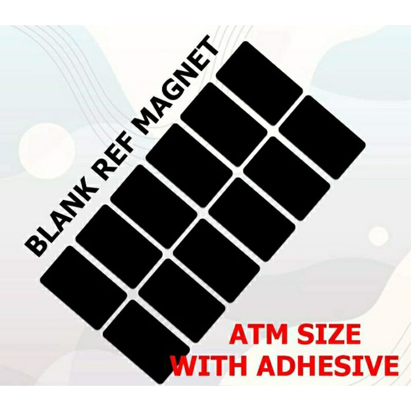 ATM SIZE Magnetic Sheet (raw material only)- available 12 pieces ...