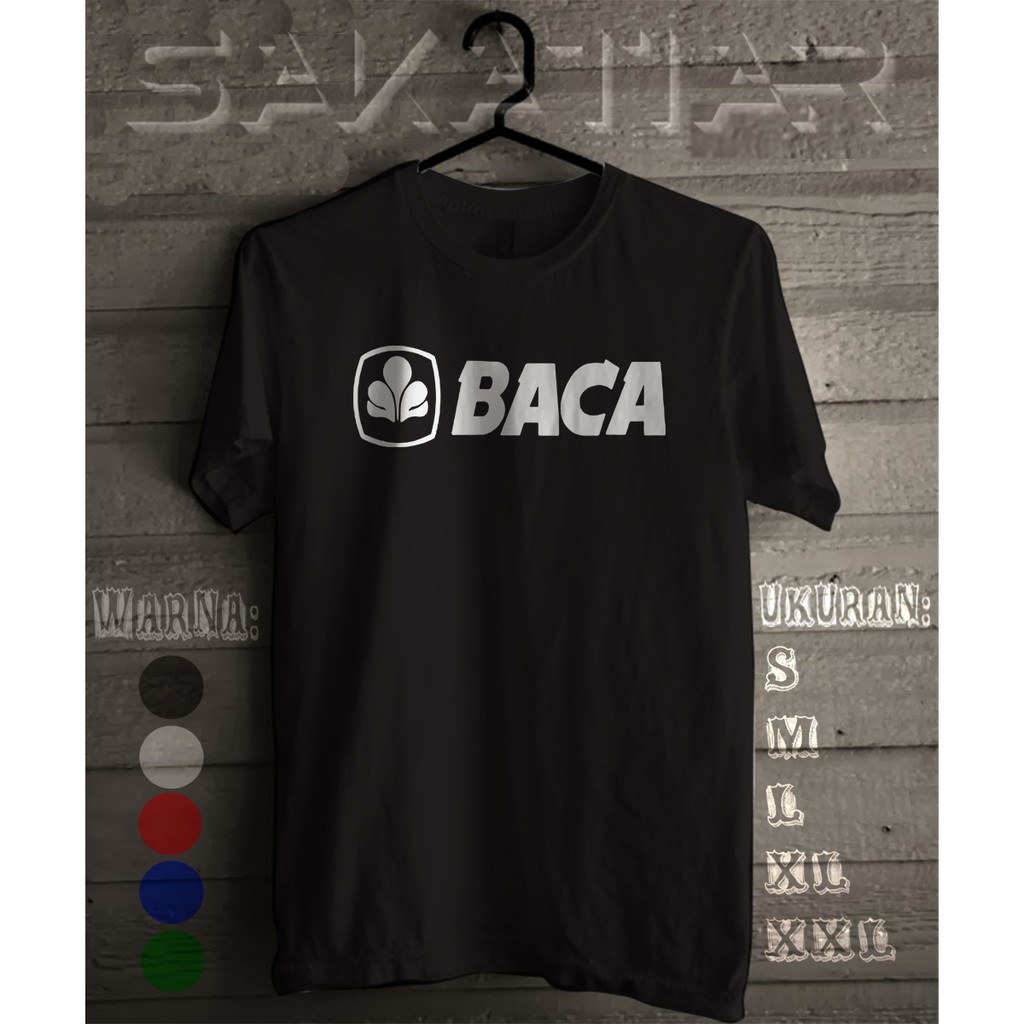 T-shirt With Words Of A Play On Reading Words - BCA Logo | Shopee ...