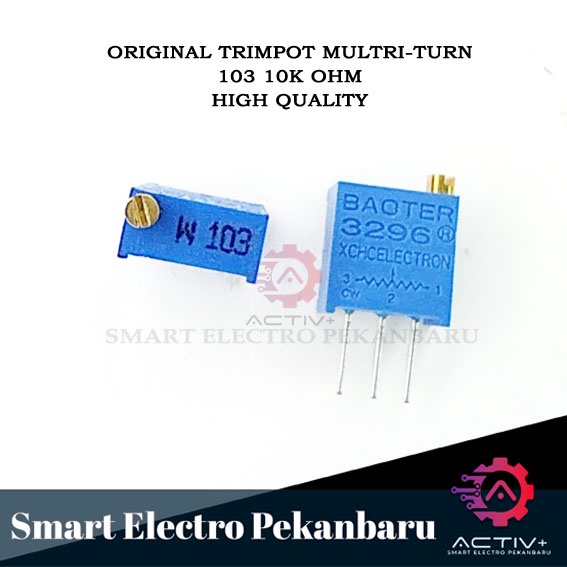 Original TRIMPOT 103 10K OHM MULTI-TURN POTENSIO METER MULTITURN ...