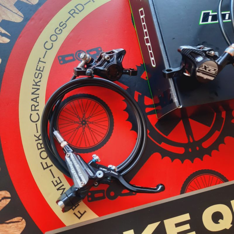 HOPE Tech3 X2 non-braided MTB Brakeset Black | Shopee Philippines