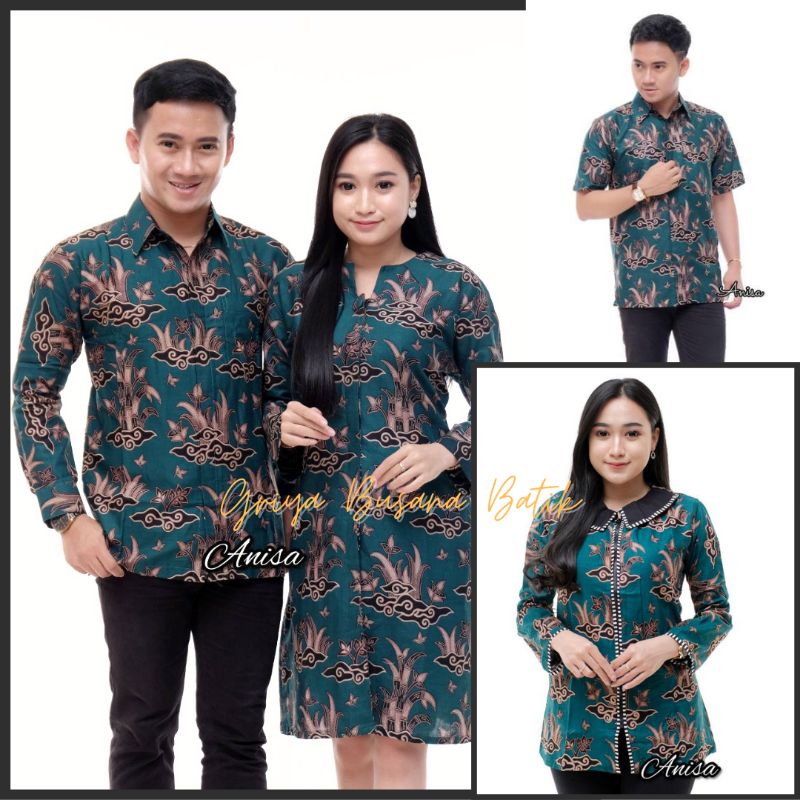 Batik Couple Tunic Shirt and Hem | Shopee Philippines