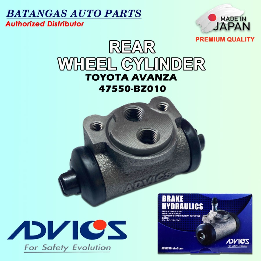 WHEEL CYLINDER REAR Toyota Avanza ADVICS WCTP-004 47550-BZ010 | Shopee ...
