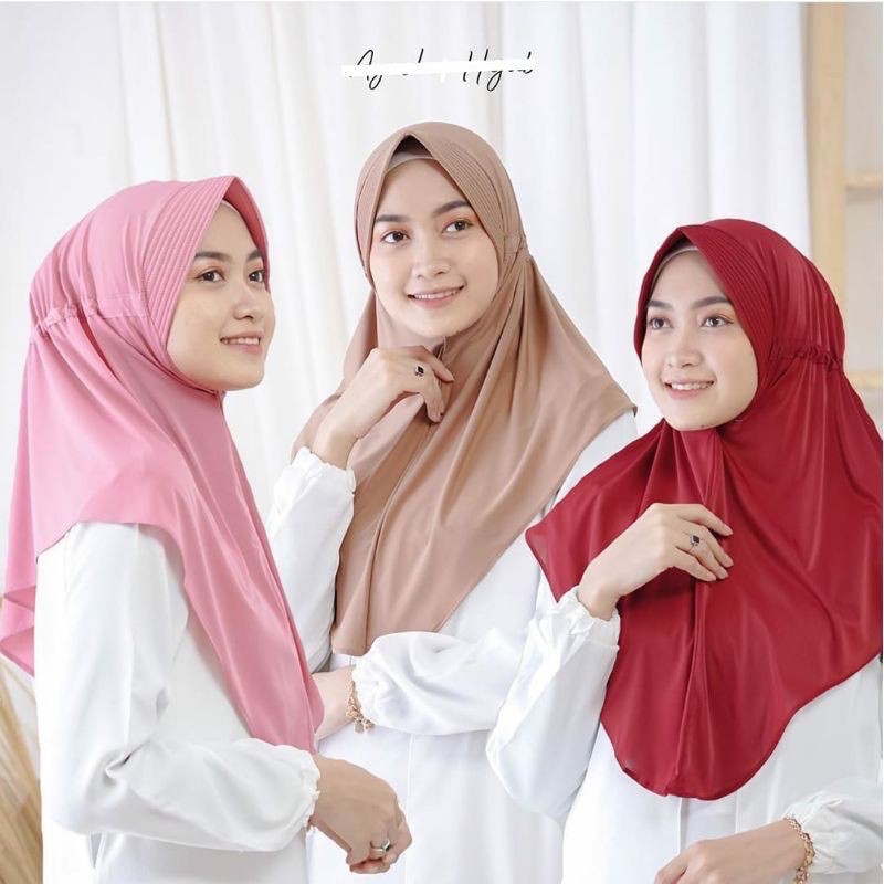 Adiba INSTANT TEENAGE DRAWN HIJAB / INSTANT DRAWING HIJAB / LYCRA ...