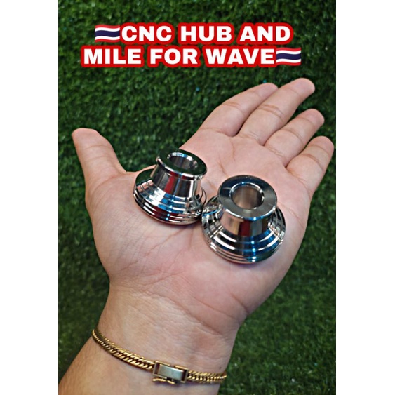 🇹🇭 CNC HUB AND MILE FOR HONDA WAVE 125 / XRM 125 / RS 125 ORIGINAL ...