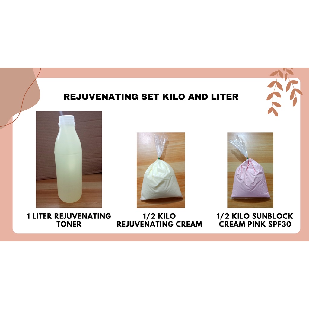 Rejuvenating Set Kilo and Liter | FDA Approved | Dermatologist Tested ...