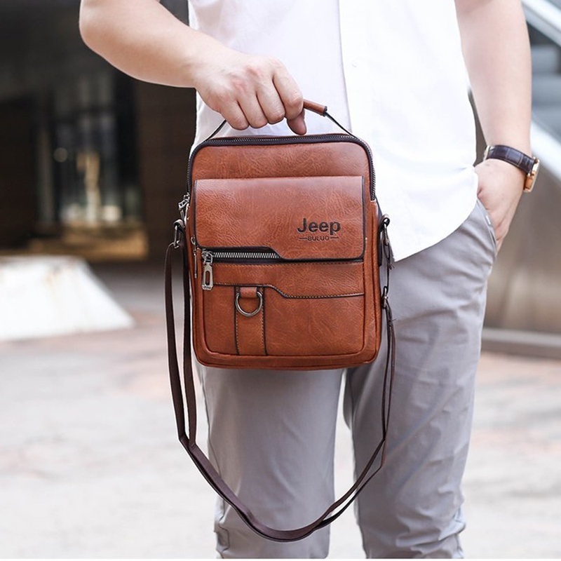 Men's Single Shoulder Bag Messenger Retro Handbag Backpack Fashion ...