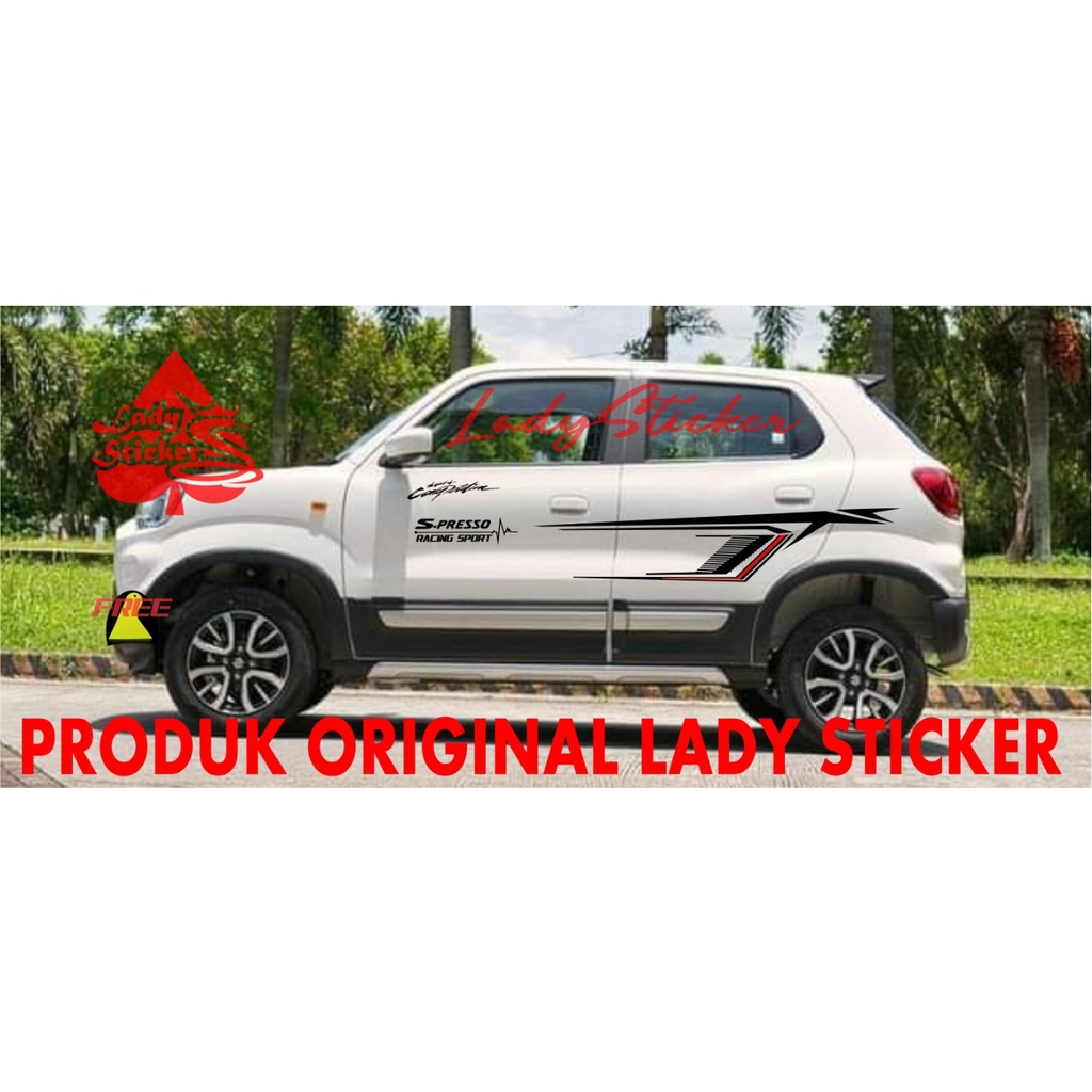New STICKER CAR STICKER S PRESSO CUTTING STICKER SUZUKI S PRESSO CAR ...