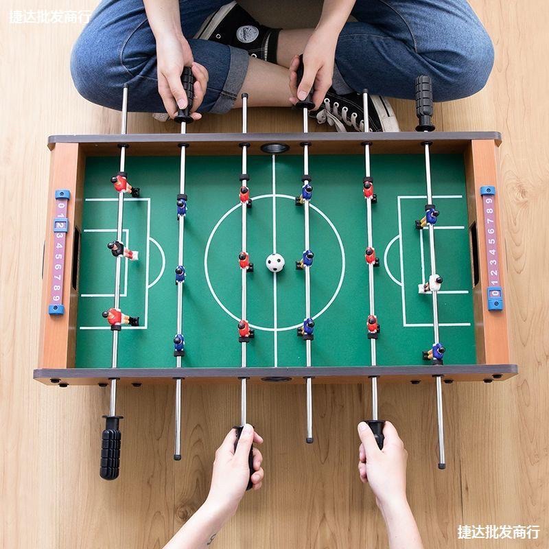 Wooden 6-Handle Foosball Table Toy - Foosball Table Set with 6 Short ...