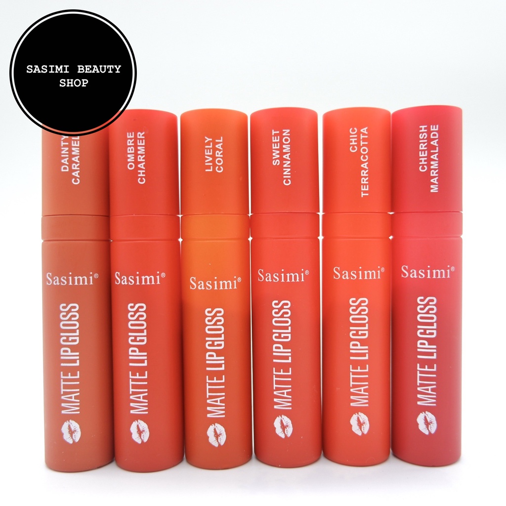 Sasimi Matte Liqiud Lip Tint Orange Tone | Shopee Philippines