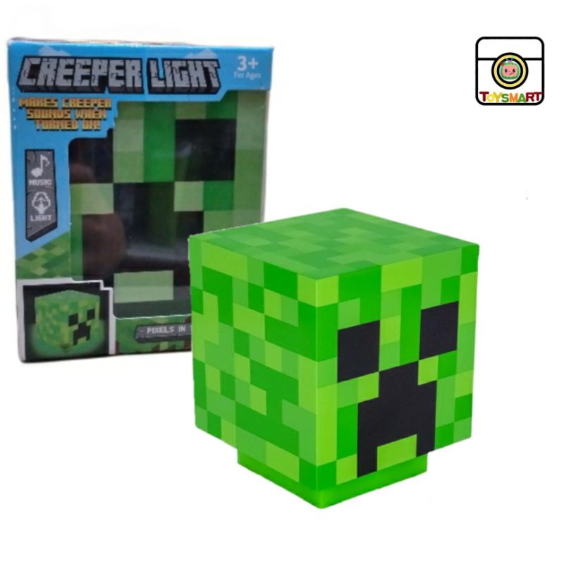 Sleeping Lamp Cute Character Mine Craft Creeper sway figure MineCraft ...