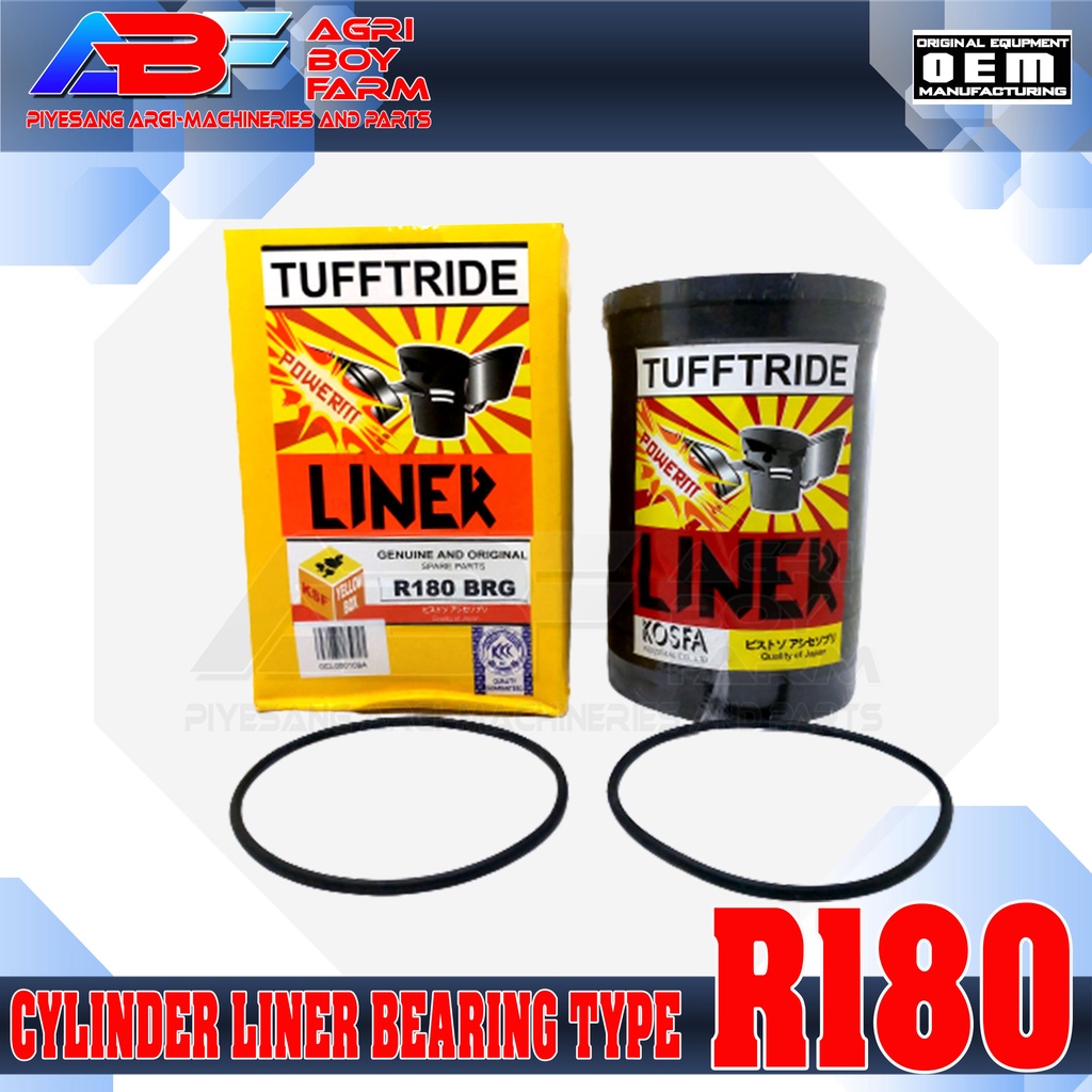 Cylinder Liner R180 Bearing Type KOSFA Brand Water Cooled Diesel Engine ...