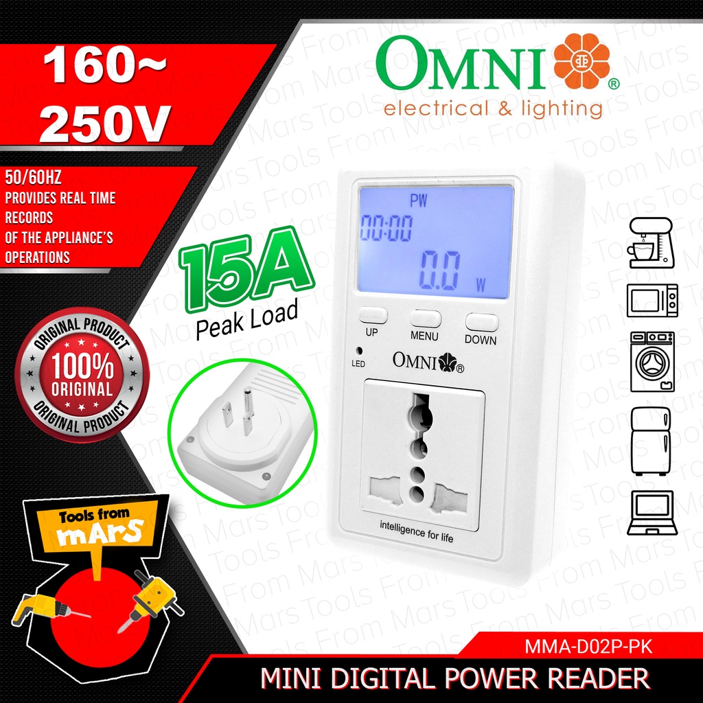 Omni Digital Power Reader MMAD02P-PK •TFM• | Shopee Philippines
