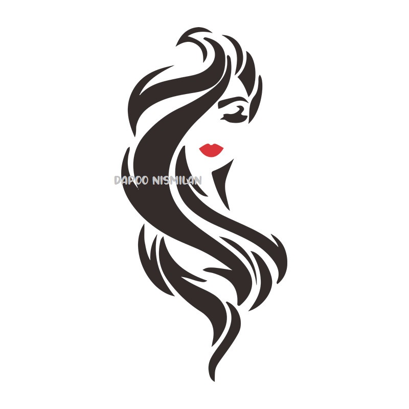 (SPA 02) Wall sticker spa deco hair salon deco barber shop home decor ...