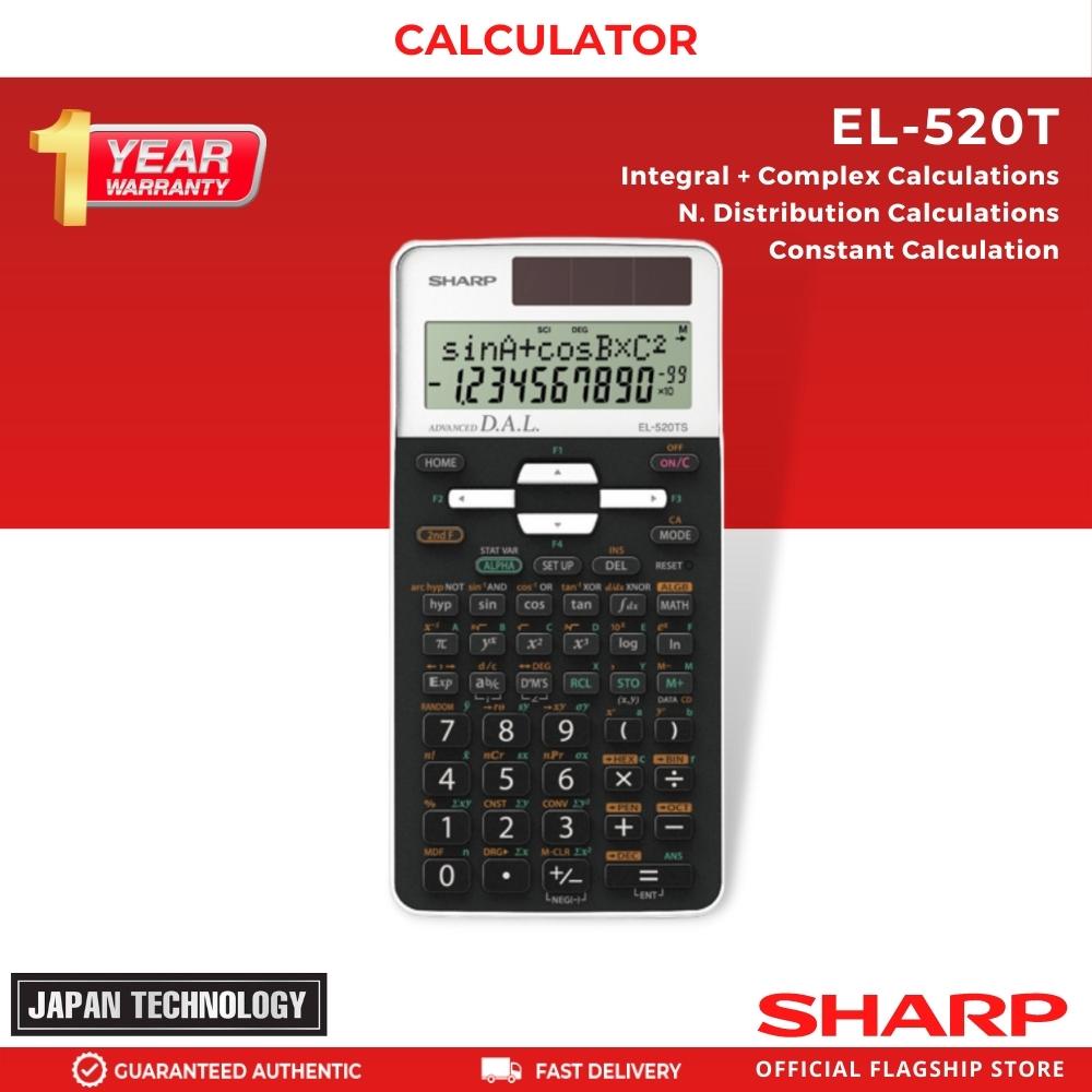 Sharp Scientific Calculator EL-520T | Shopee Philippines