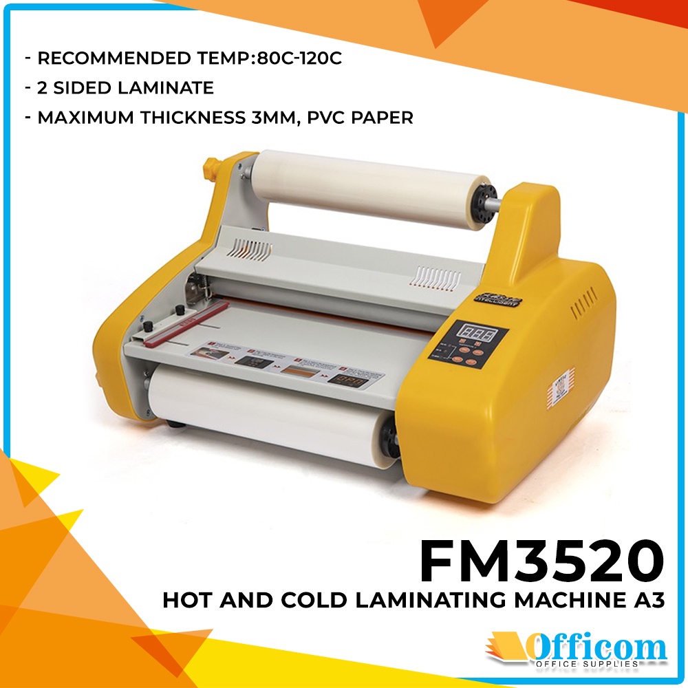 Laminating Machine Fm3520 Officom Roll To Roll A3 Size High Quality