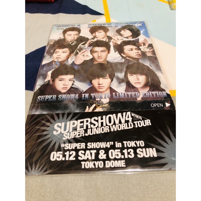 Sealed Official Super Junior Opera Super Show 4 in Tokyo Limited ...