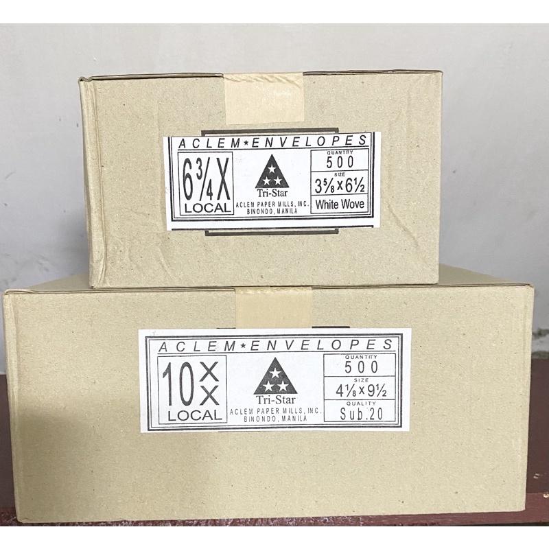 White Envelope / Sobre Aclem 500 pcs Long / Short per box | Shopee Philippines