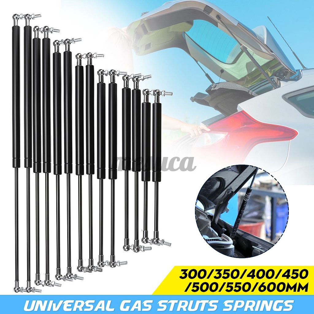UNIVERSAL GAS STRUTS SPRINGS 300MM TO 600MM BOOT BONNET MULTI PURPOSE ...