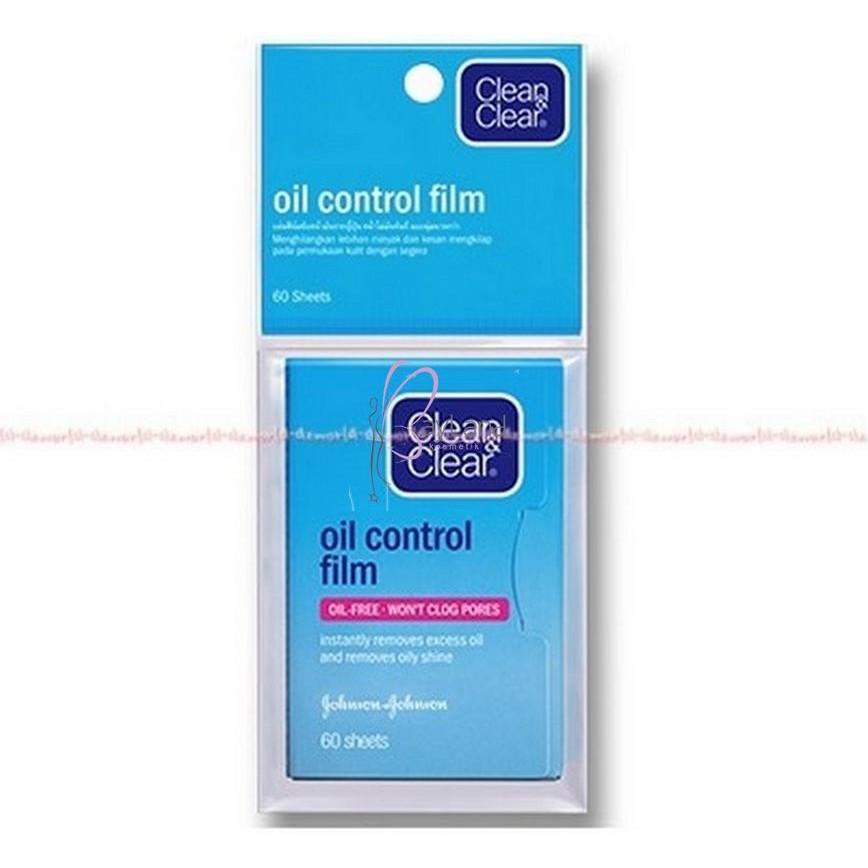Clean & clear Oil Control Film - Clean and clear (60sheets) | Shopee ...